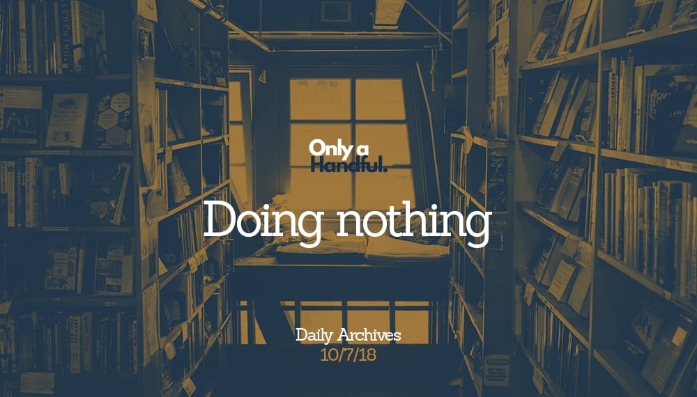 Doing nothing - Kevinn Chan